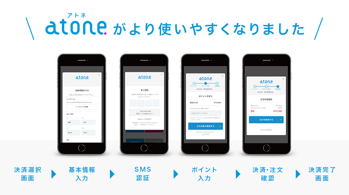 新しいカードレス決済「atone（アトネ）」に新機能追加！｜後払い決済atone（アトネ）